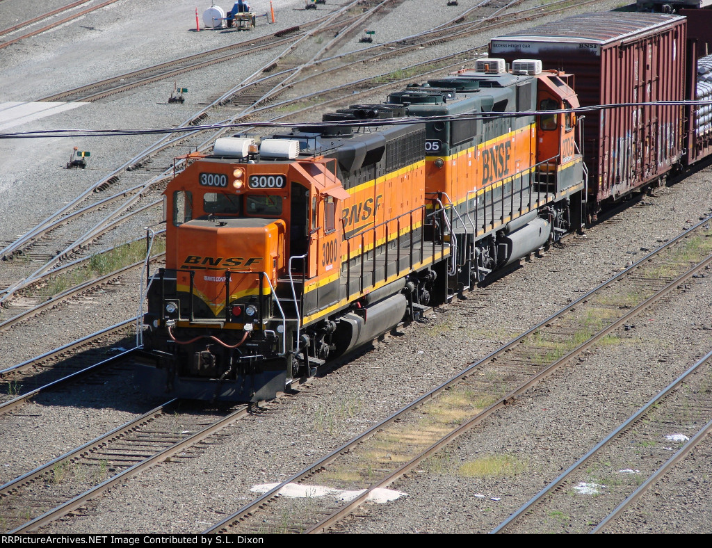 BNSF 3000 at Delta